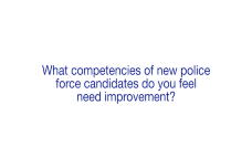 Sage Video - Police Chief Perspectives: Policing Competencies