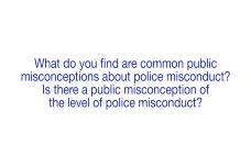 Sage Video - Police Chief Perspectives: Police Conduct