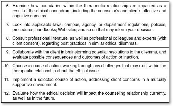 Ethical Dilemma In Counseling