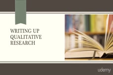 Sage Research Methods Video: Qualitative and Mixed Methods - Writing Up ...