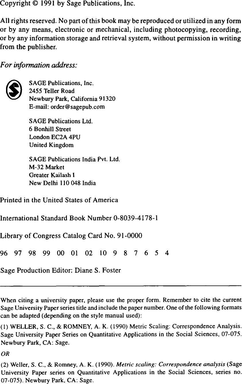 Sage Research Methods - Data Theory and Dimensional Analysis