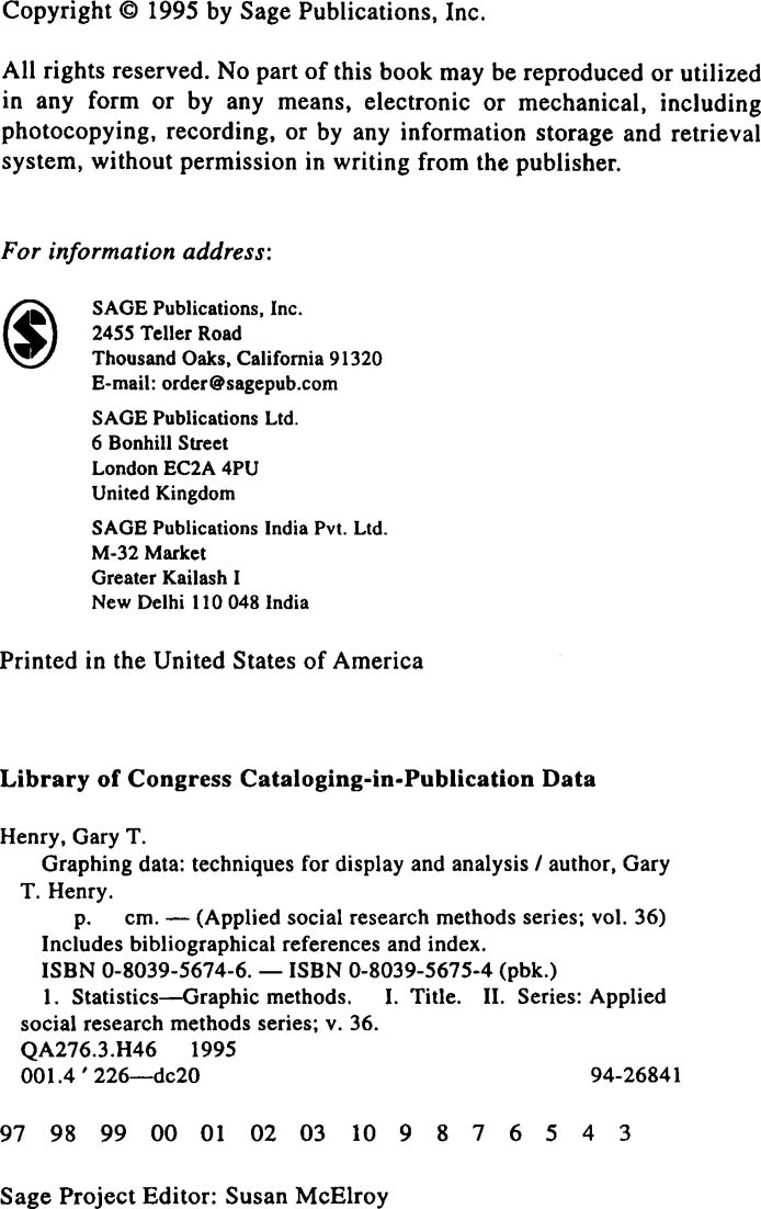 Sage Research Methods - Graphing Data