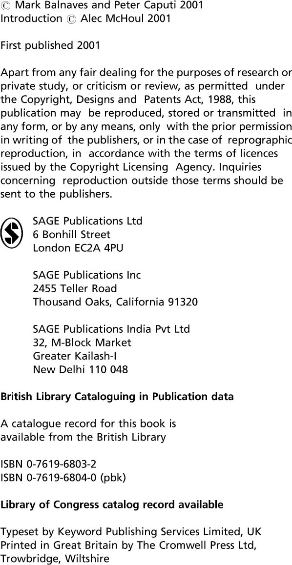 Sage Research Methods - Introduction to Quantitative Research Methods