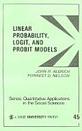 Sage Research Methods - Linear Probability, Logit, and Probit Models